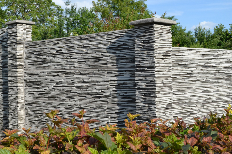 Zierbetonzaun, ideal für Ihren Garten ...